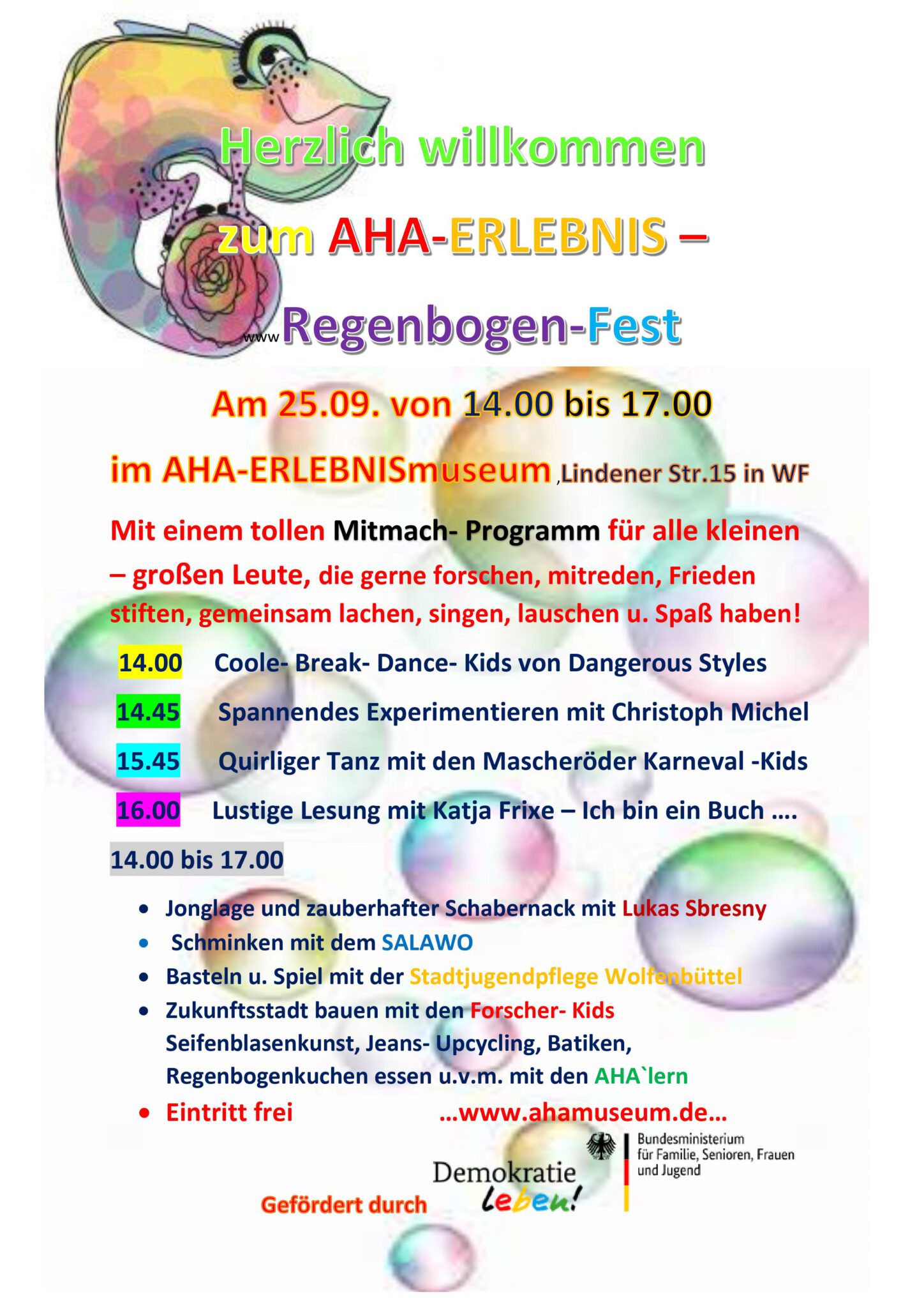 Kunterbuntes Regenbogenfest – AHA-ERLEBNISmuseum für Kinder und ...